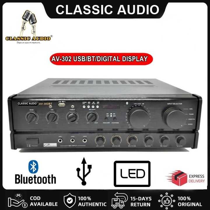 Classic Audio By Konzert Megapro Av-302 Usb/Bt/Digital Display ...