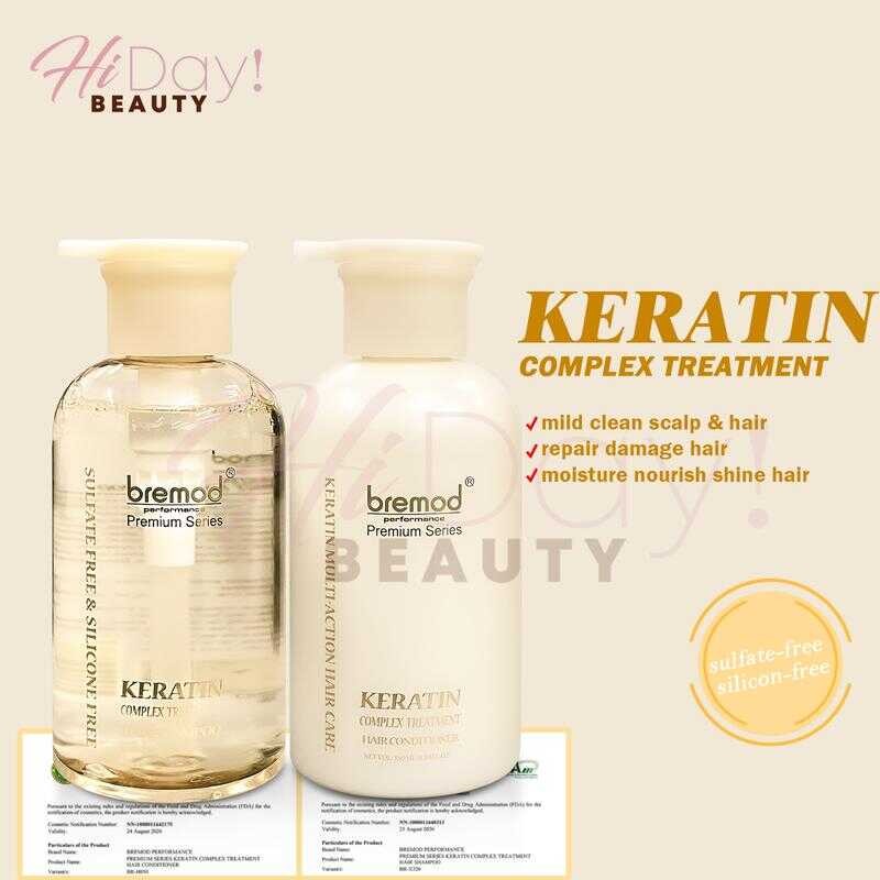 Bremod Premium Series Keratin Complex Treatment Sulfate-Free Silicone ...