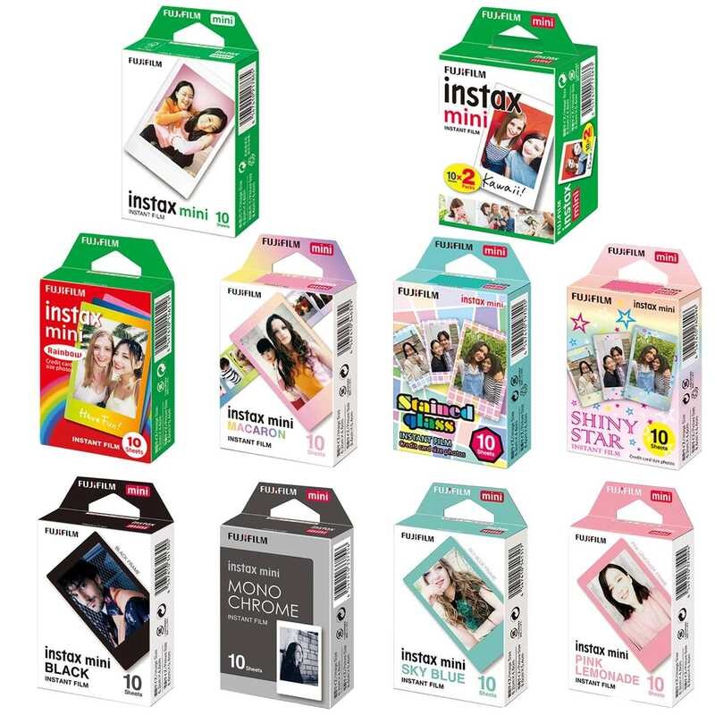 Fujifilm Instax Color Film Instant 10-50 Sheets Black Frame Aron ...