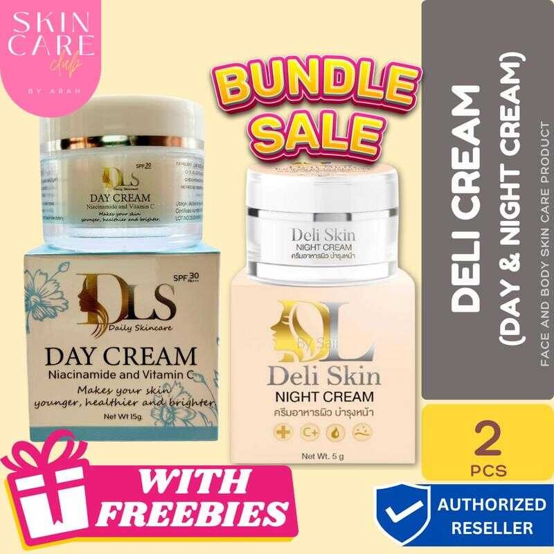 Deli Cream Day And Night Cream| Set Of 2| Treatment For Acne, Melasma ...