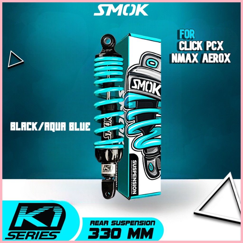 SMOK K1 SERIES REAR SHOCK for CLICK/PCX/NMAX/AEROX (1pc Only) [330MM ...