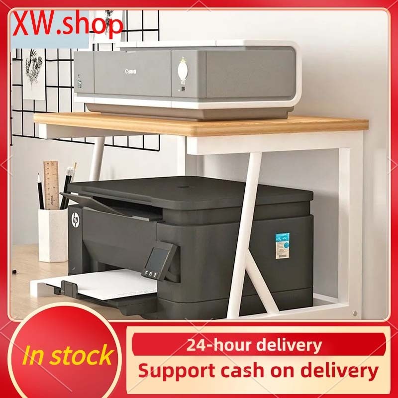 Desktop Printer Rack Small Double-Layer Multifunctional Host Rack ...