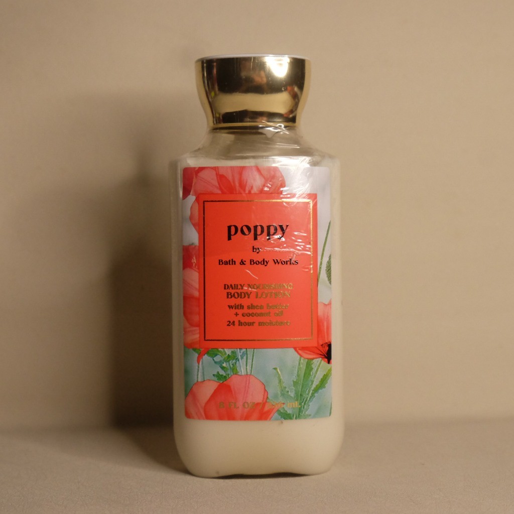 Bath & Body Works Poppy Daily Nourishing Body Lotion with Shea Butter ...