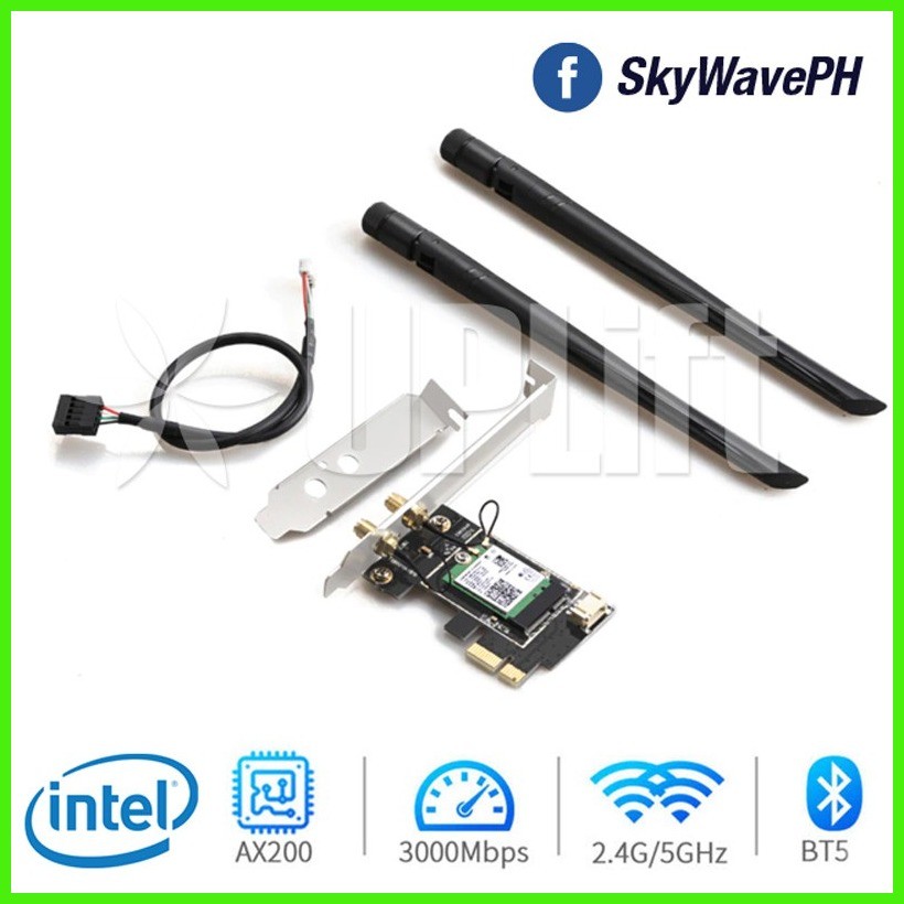 INTEL AX200NGW AX210NGW AX5400 Wi-Fi 6 MU-MIMO Wifi and Bluetooth 5 LAN ...