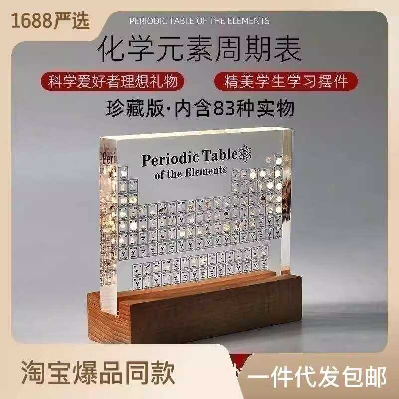 Chemical Periodic Table Element Real Object Junior High School Teacher ...