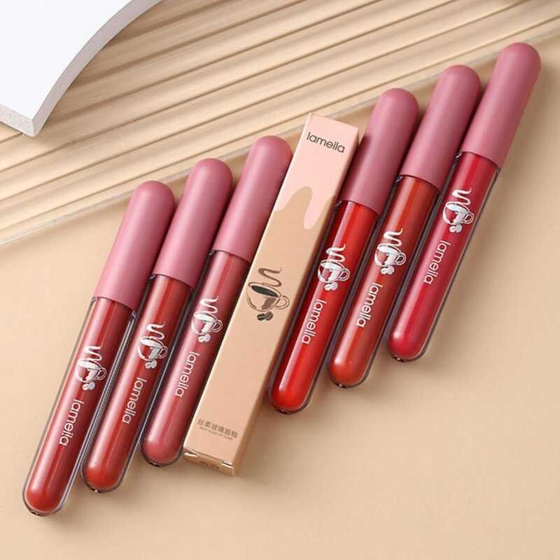 LAMELIA Velvet Matte Liquid Lipstick Waterproof Lip Gloss Long Lasting ...
