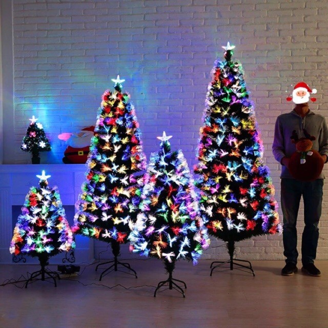 Bluetooth speakers LED Fiber optic Christmas tree | Shopee Philippines