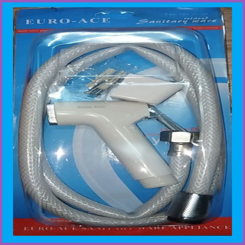 EURO ACE PVC SHOWER BIDET SET (HOSE 1.2M ) | Shopee Philippines