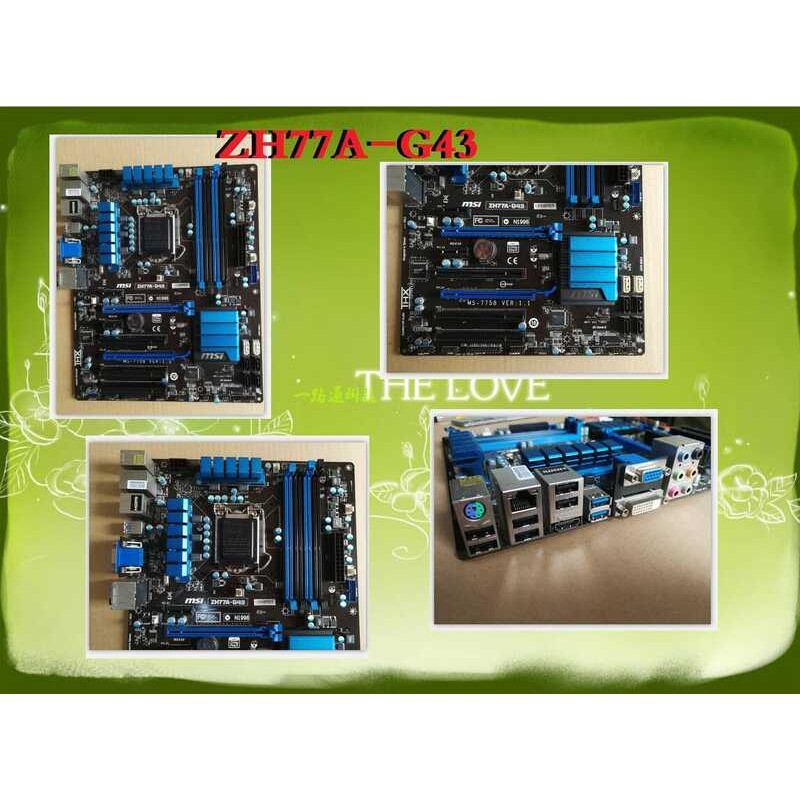 D 9 One-Year Replacement MSI Z77a-G43 Z77a-G45 Gd55 1155 Desktop ...