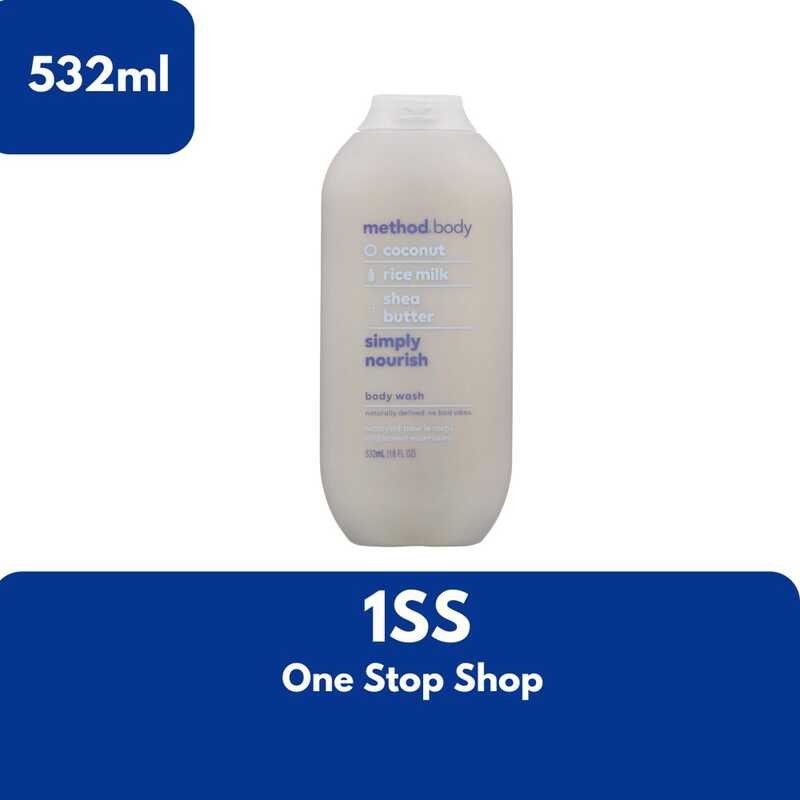 Method Body Wash Simply Nourish Coconut, Rice Milk & Shea Butter 427 ...