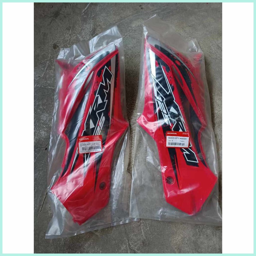HONDA GENUINE COVER, MAIN PIPE SIDE FOR XRM 125 MOTARD / TRINITY ( SET ...
