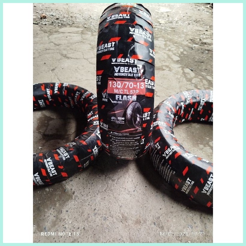 BEAST TIRE 130/70/13 NMAX BACK tubeless | Shopee Philippines
