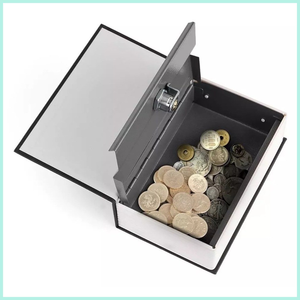 Dictionary Mini Safe Box Book Money Hidden Secret security money box ...