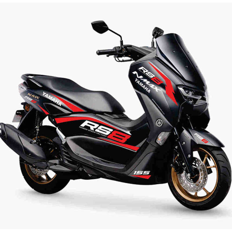 Rs8 Yamaha Nmax 155 V1/V2 Cut-Out Sticker Waterproof Decals | Shopee ...