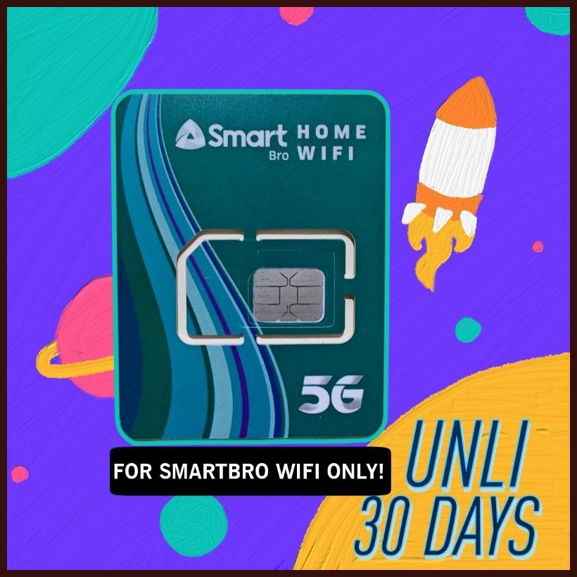 ☪ ∏ SMART BRO Home Prepaid Wifi Sim - FREE 10GB | UNLIDATA 30days ...