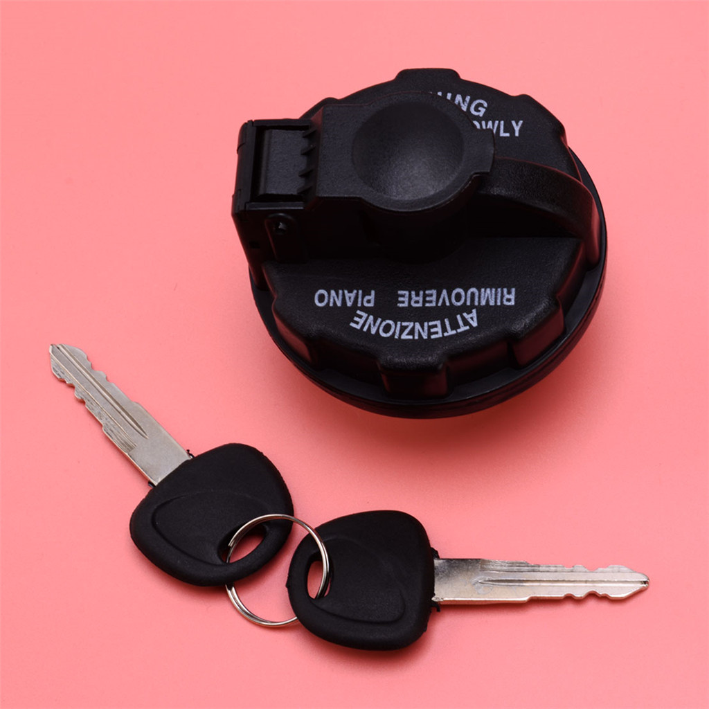 75x25mm Universal Fuel Gas Tank Cap Cover Lock Locking Lockable with 2 ...