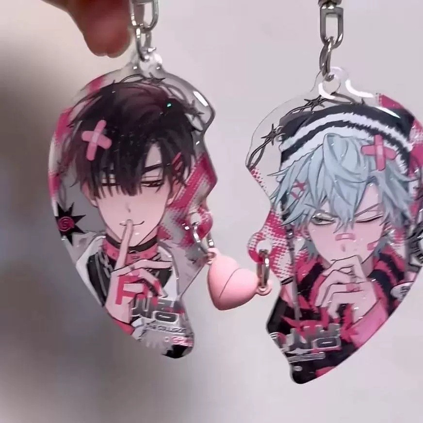 Ivantill Stage Idol Fan-Made Acrylic Keychain & Bag Charm – Heart ...