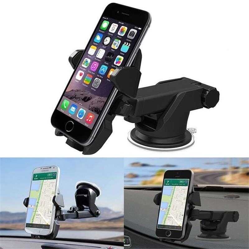 Long Neck Car Phone Holder Stand Mobile Mount Easy Stick One Touch ...