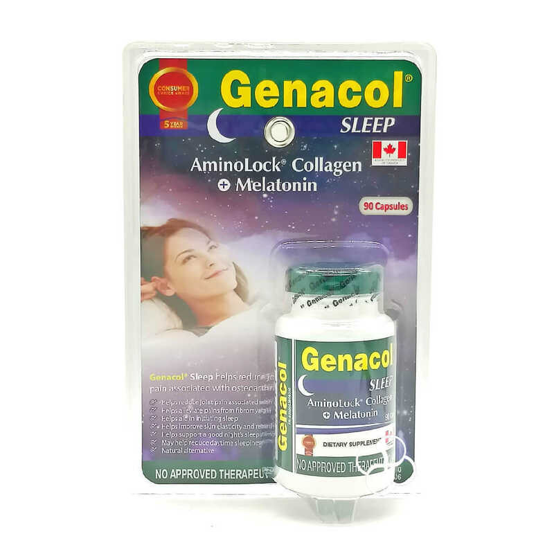 Genacol Sleep Aminolock Collagen + Melatonin 90 Capsules | Shopee ...