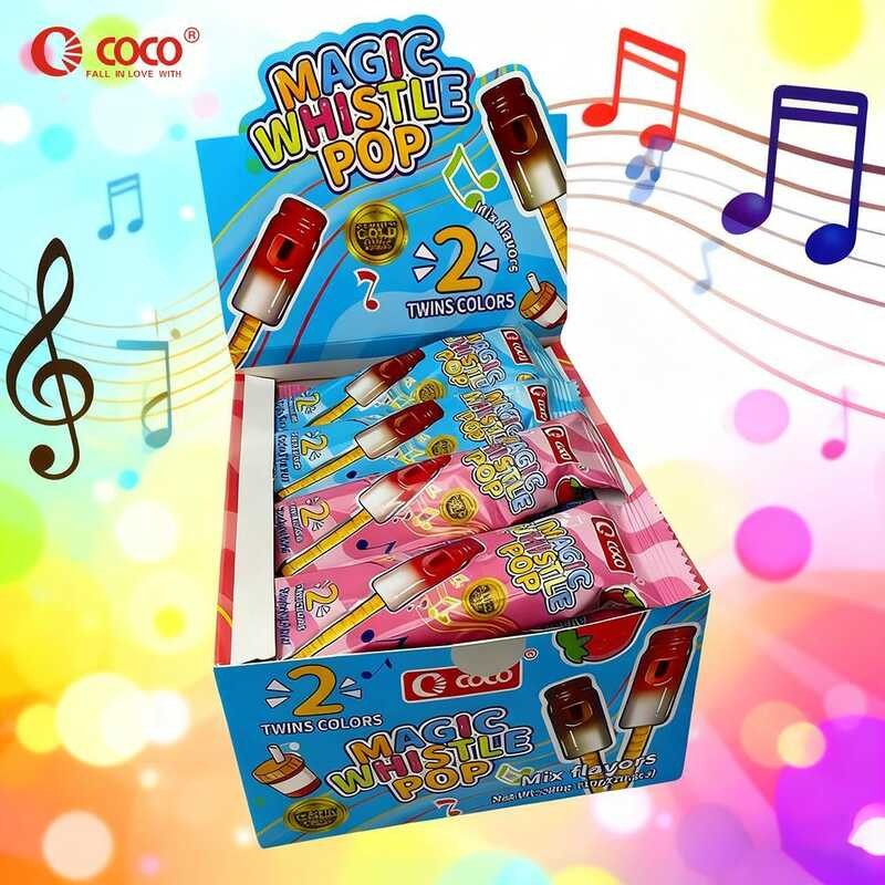 COCO Magic Whistle Pop 10G X30pcs/Happy Time Lollipop 30Pcs Children's ...