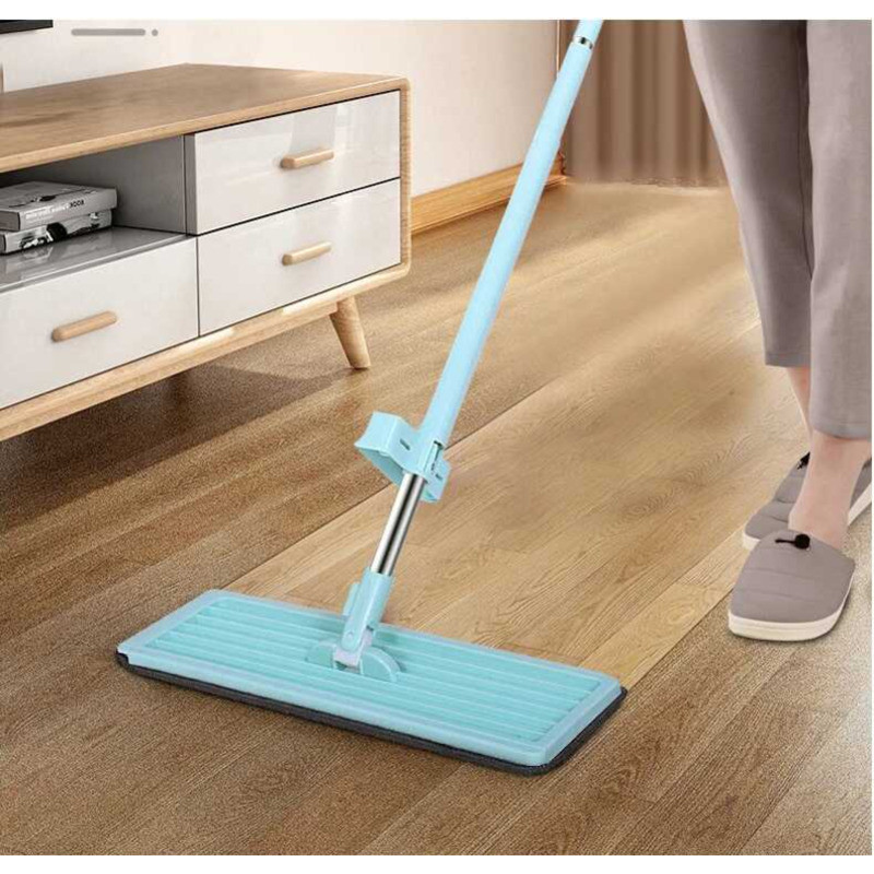 Floor Mop Microfiber With Self Wringer No Hand Washing Lazy Flat 6A2 ...