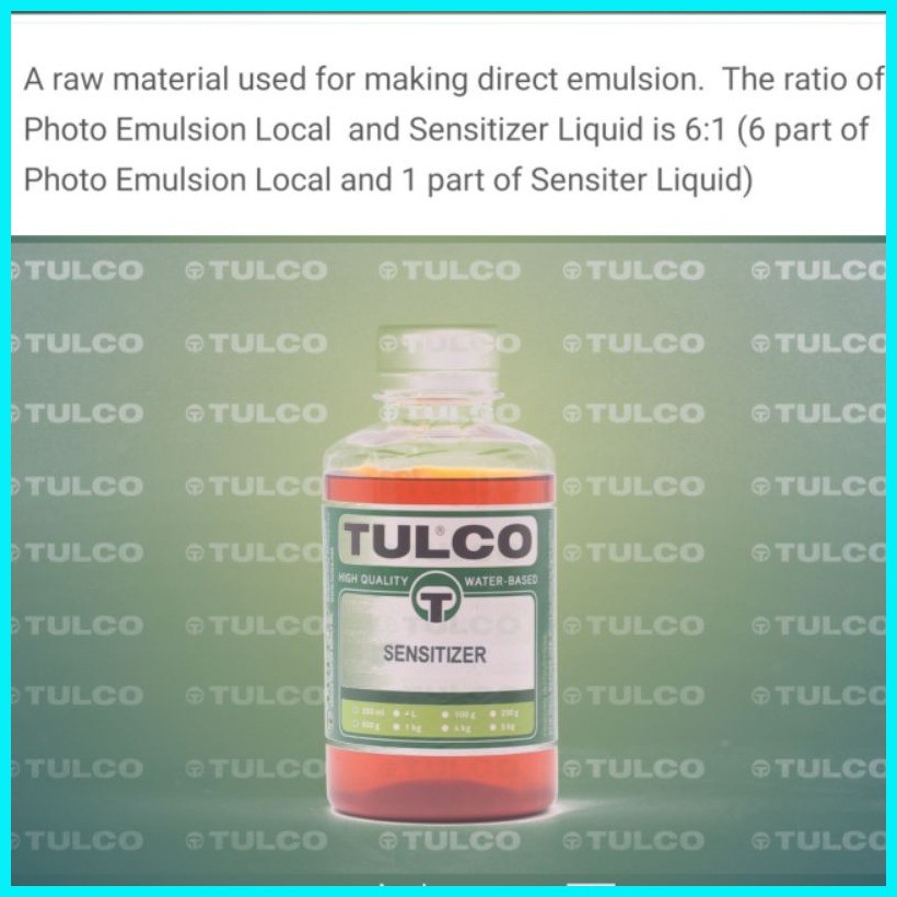 Tulco Photo Hardener /Sensitizer Liquid 250g 500g 1kg | Shopee Philippines