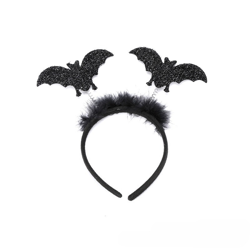 Halloween Magic Hat Headband Spider Web Bat Head Buckle Ghost Festival ...