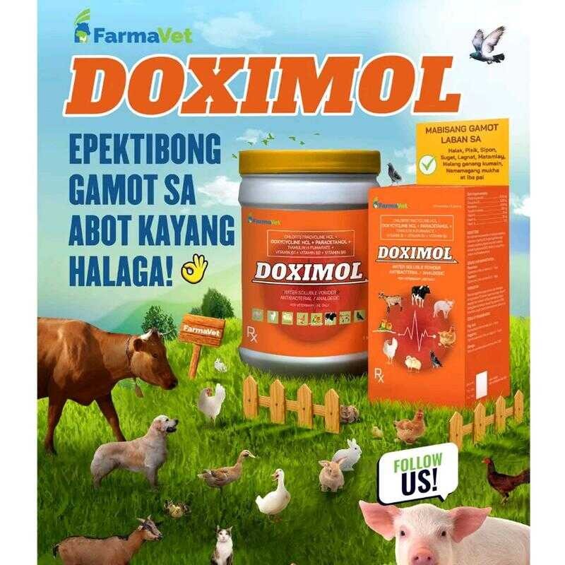 DOXIMOL POWDER FARMAVET (1Pc Sachet) De4 FDA | Shopee Philippines