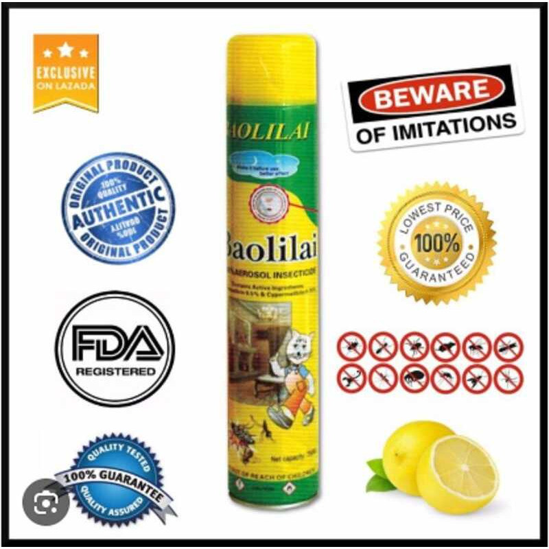 Baolilai Insect Spray Aerosol Insecticide Insects Mosquito Killer ...