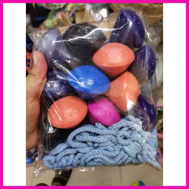 Trompo Plastic With String Random Color Set Of 12pcs | Shopee Philippines