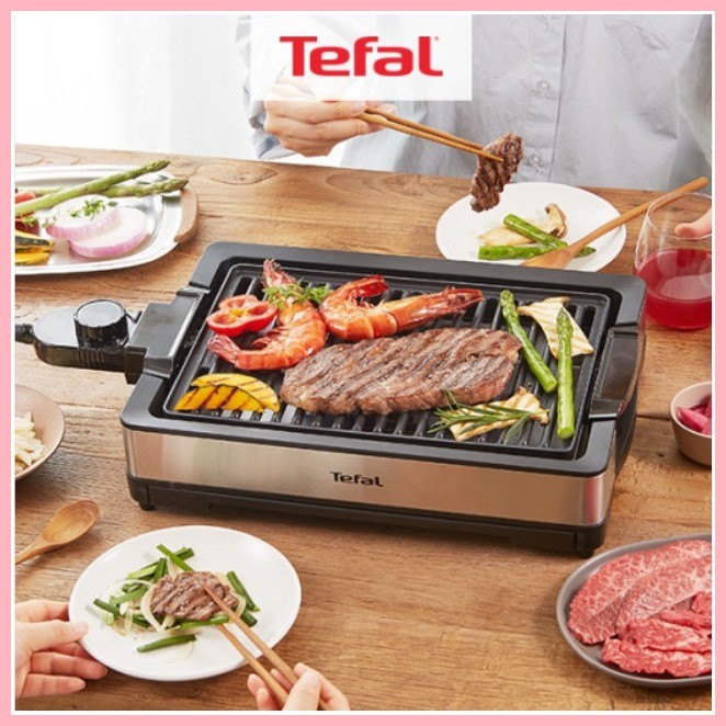 Tefal Electric Barbecue Grill Compact Griller TG300DKR | Shopee Philippines