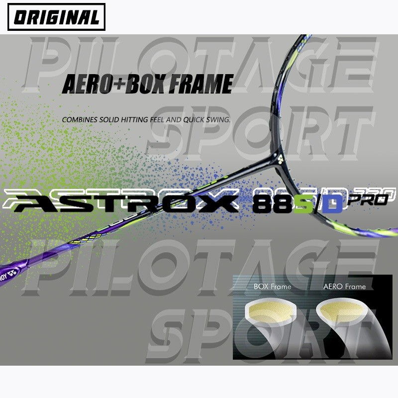 Original YONEX ASTROX-88s/88d Pro 4U 100% Carbon Fiber Racket Single Badminton Racket 28 LBS ...