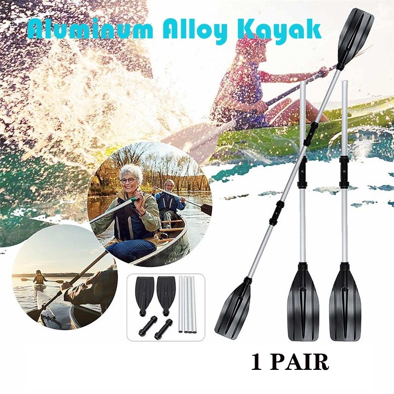 2pcs/Set Kayak Paddle Aluminum Alloy Kayak Paddle Removable Drifting ...