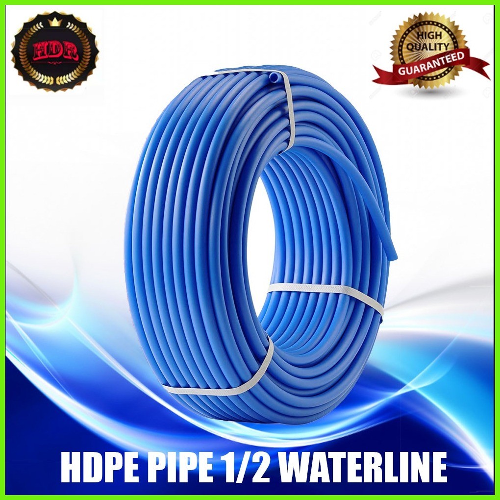 BLUE POLY HDPE PVC HOSE PIPE SDR 11 100 Meters 1/2 20mm ( WATERLINE ...