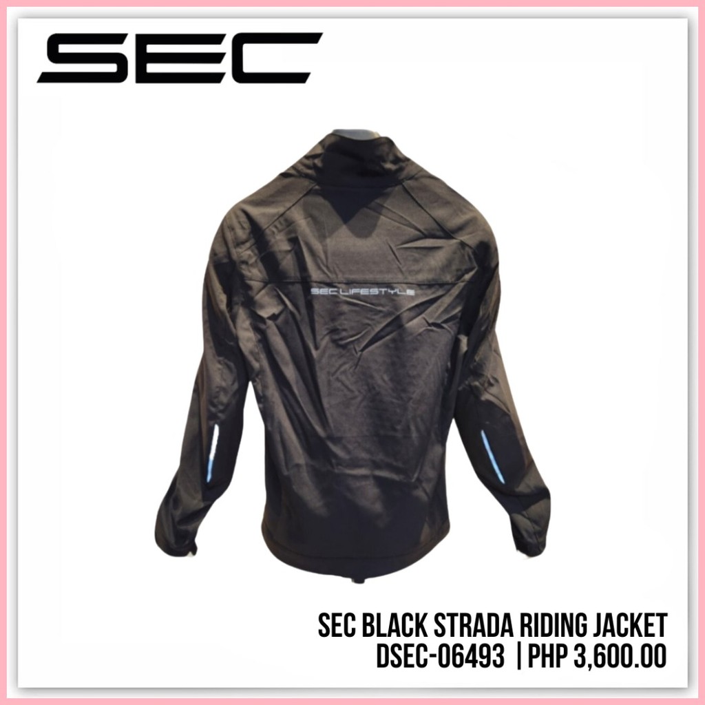 Sec Riding Jacket Motor Jacket Black Strada (XS-3XL) (DSEC-06493 ...