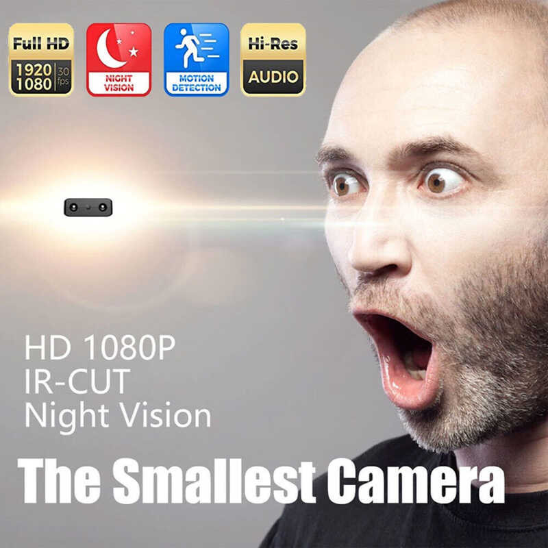 Smallest 1080P HD Sp-Y Hi-Dden Mini Camera 128G Memory Card Motion ...