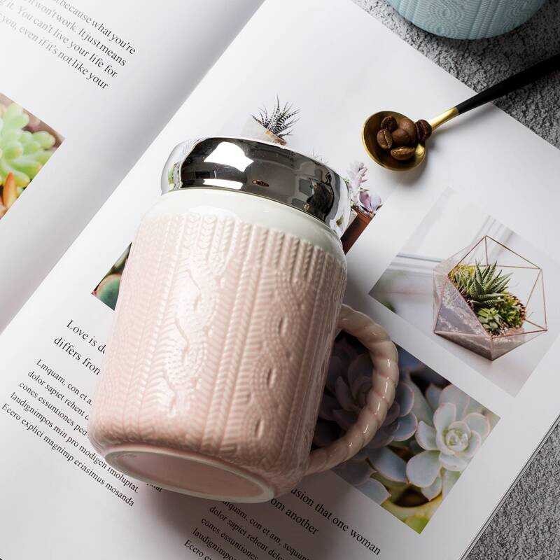 Creative Wool Mug Breakfast Coffee Student Ceramic | Shopee Philippines