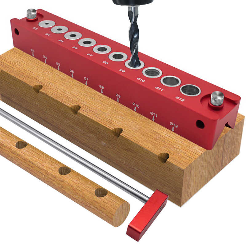 Woodworking Hole Locator Square Wood 45 Degree with Positioning Rod ...