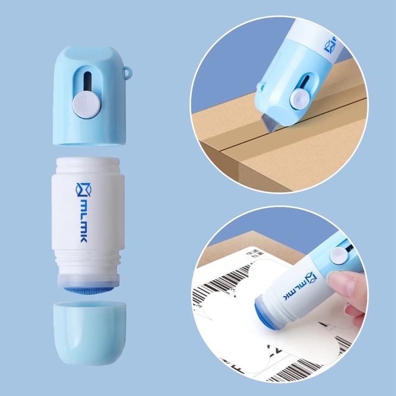 2 In 1 Thermal Paper Eraser Correction Privacy Protection Fluid Quick ...