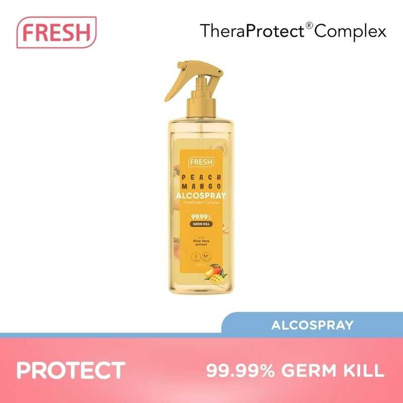 Fresh Peach Mango Alcospray 500 Ml - Moisturizing With Aloe Vera ...