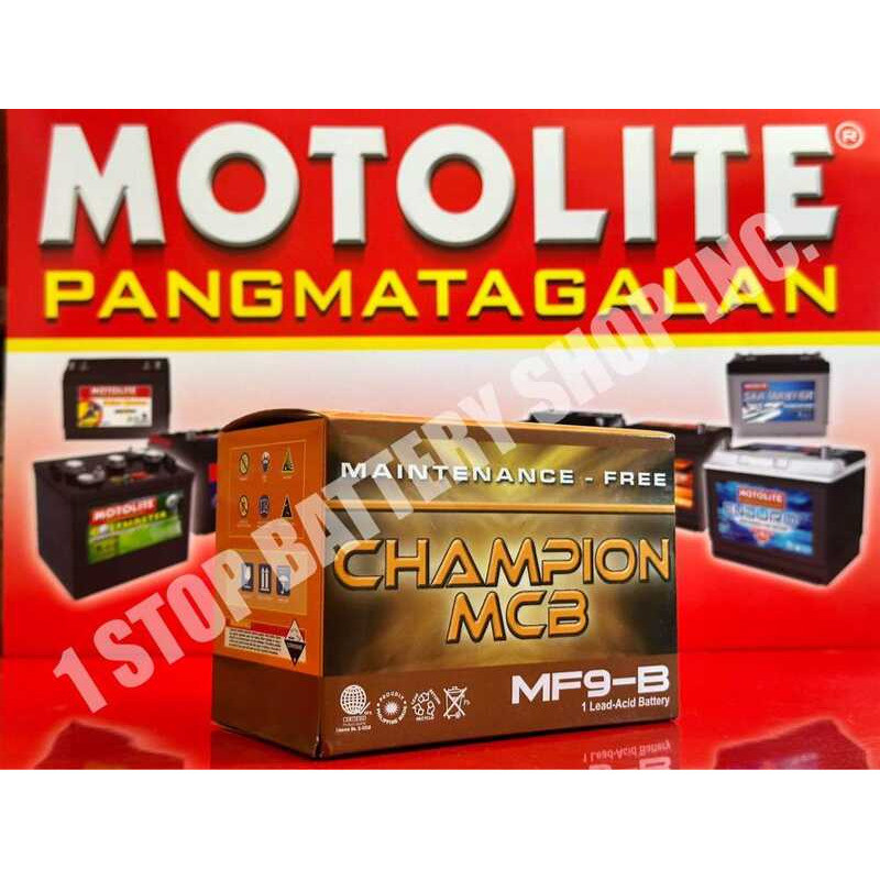 MOTOLITE Mf9-B Maintenance Free Motorcycle Battery MCB Yt9a Ytx9-Bs Mf9 ...
