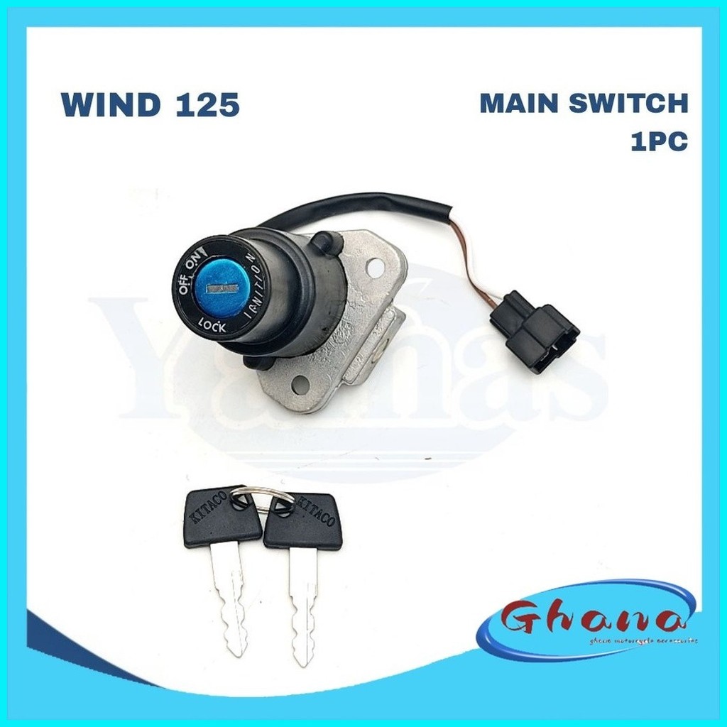 Ignition switch set/Key set Xrm 125 Wave 125 Honda Genuine parts ...