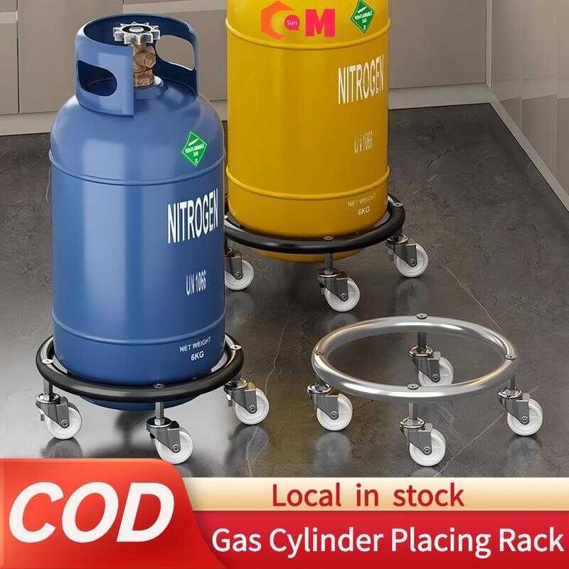 Gas Cylinder Placing Rack Mobile Bracket Base Fixing Tank Storage ...