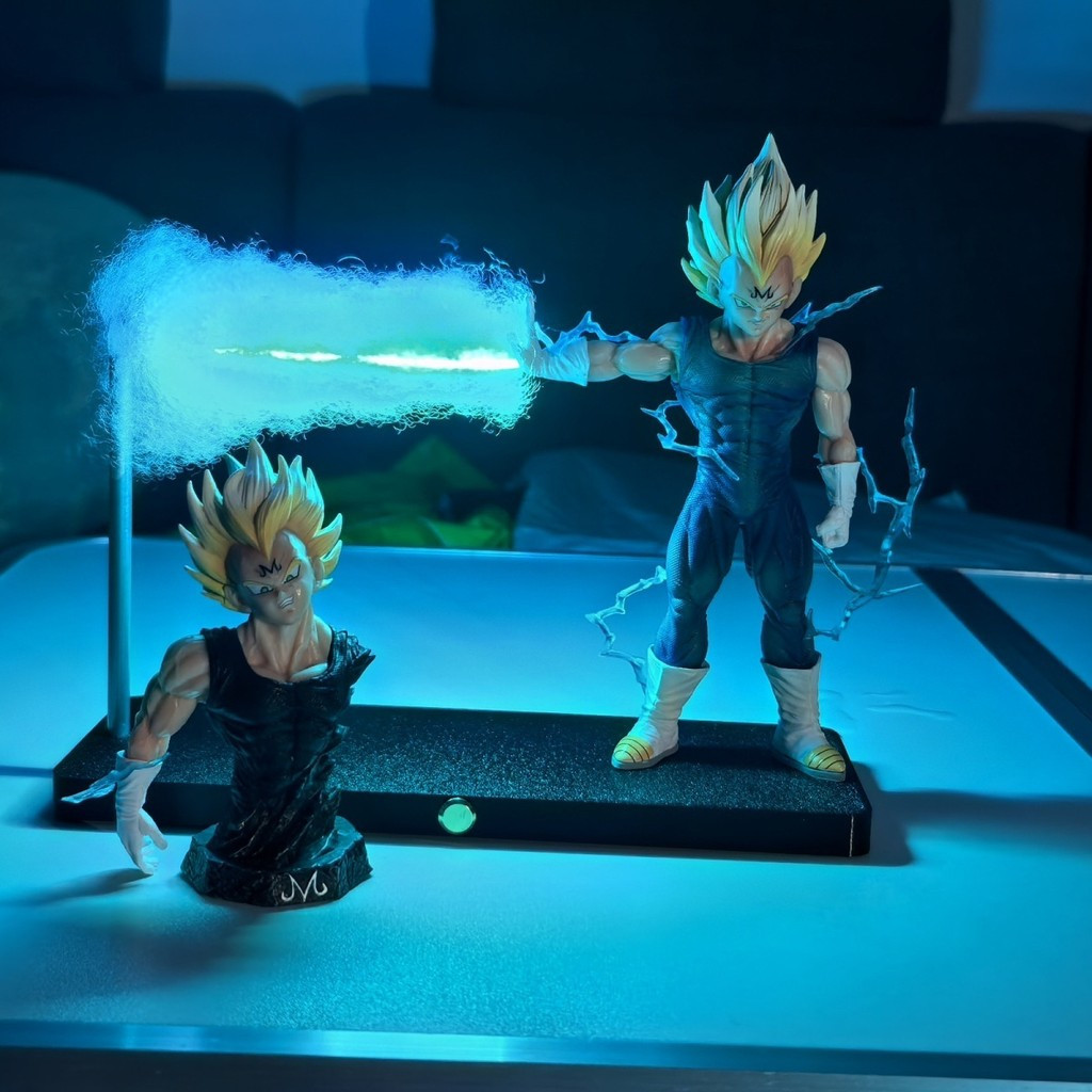 Dragon Ball Demonized Vegeta Night Light Turtle Style Qigong Goku's ...
