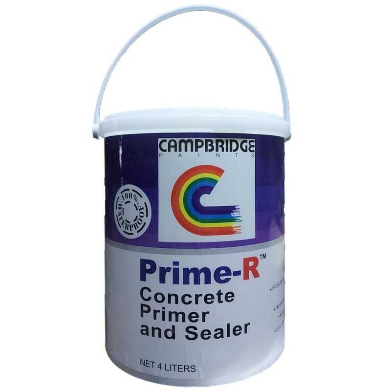 Campbridge Prime-R Concrete Primer And Sealer Pr-801 Clear - 4L ...