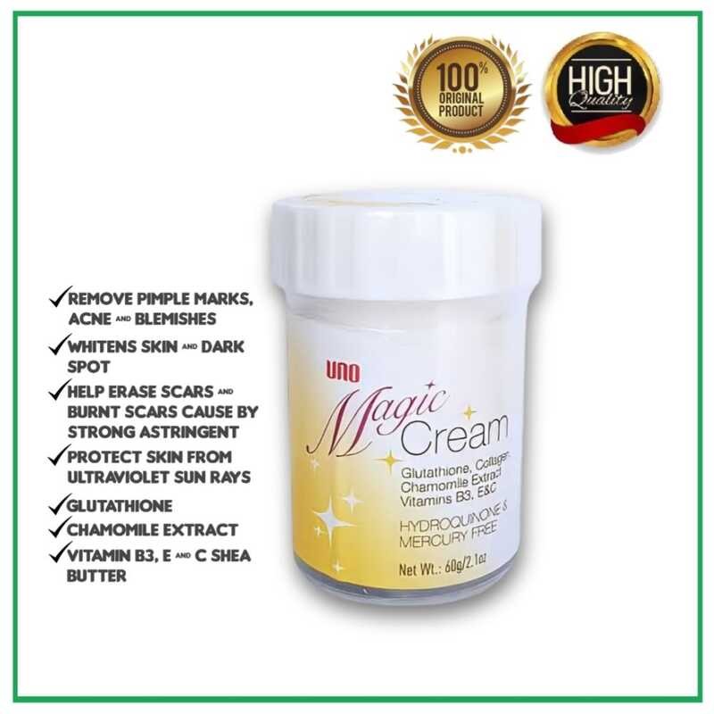 Magic Cream Original Uno Acne & Blemishes With Glutathione Collagen ...