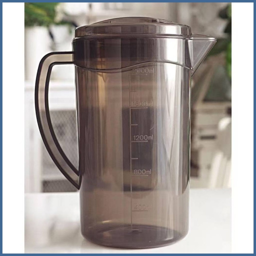 ☸ 1500ml Pitcher with 4 Cups Large High Quality Fiberglass Pitcher with ...