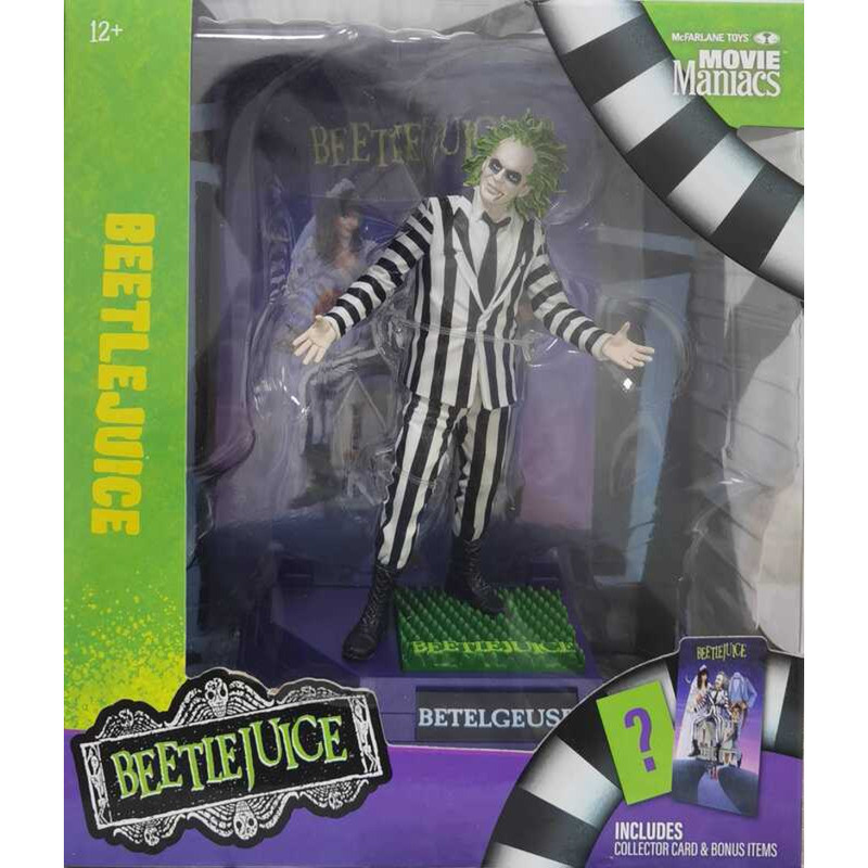 Mcfarlane Beetlejuice Beetle Juice Grim Reaper Betelgeuse Action Figure ...