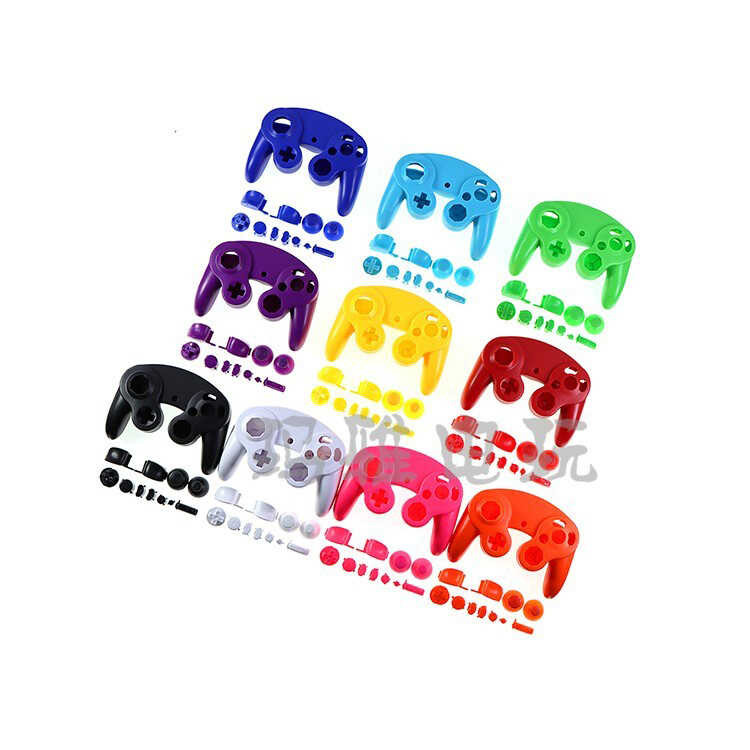 NGC Game Upper and Lower Case with Buttons Full Gamecube Controller ...