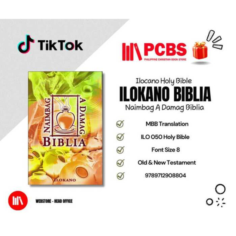 PCBS Naimbag A Damag Biblia : Ilocano Bible (Old & NEW Testament) ILO ...